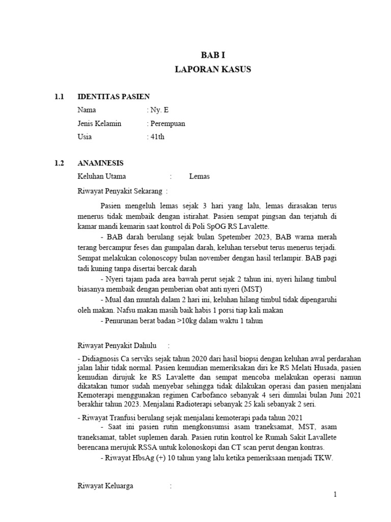 CMPC 2 Laporan Kasus + Pomr | PDF