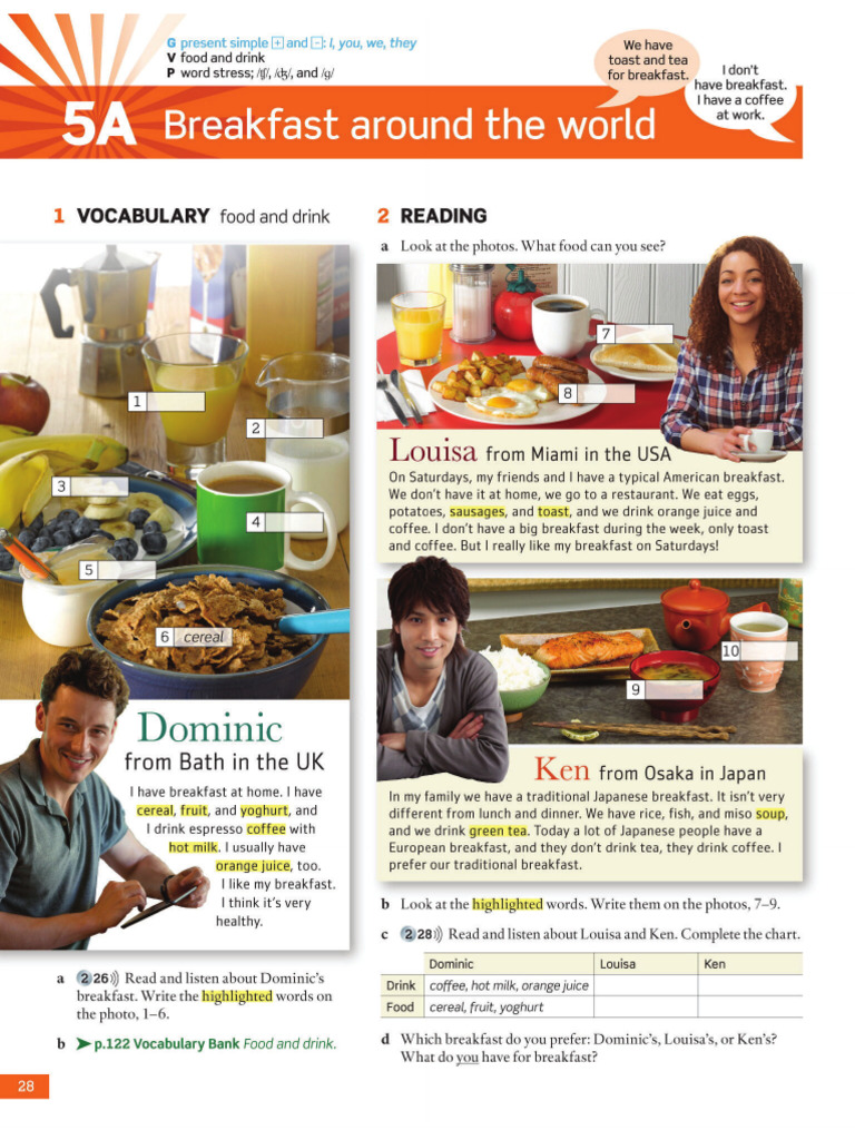 Lesson 5A - Classbook | PDF