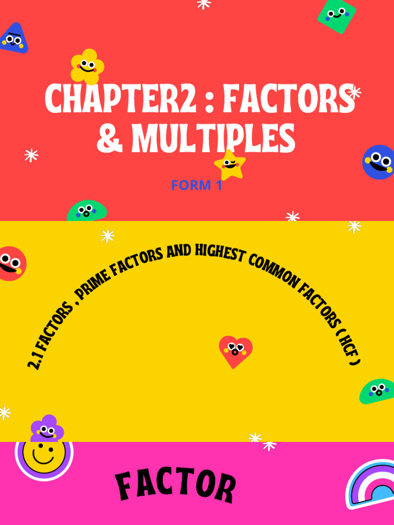 CH 2 Factors & Multiples - Canva | PDF