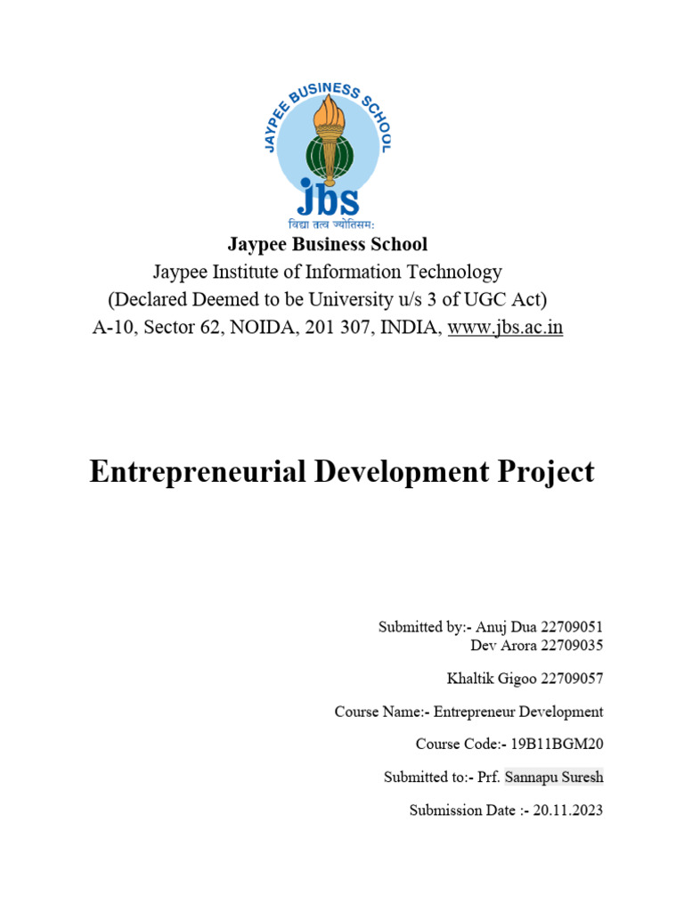 Ed Project | PDF | Marketing | Supply Chain