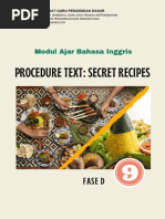 Modul Ajar - B.Ing - VII - Procedure Text | PDF