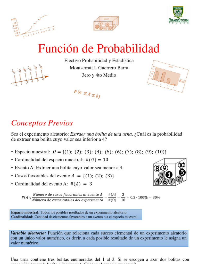 3ro y 4to Medio Electivo de Probabilidad PPT N° 1 04 Al 08 de Mayo | PDF