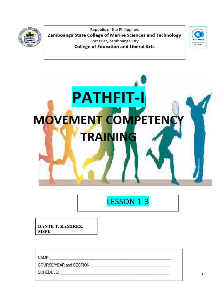 Pathfit 1 Lesson 1 3 | PDF | Physical Fitness | Physical Education