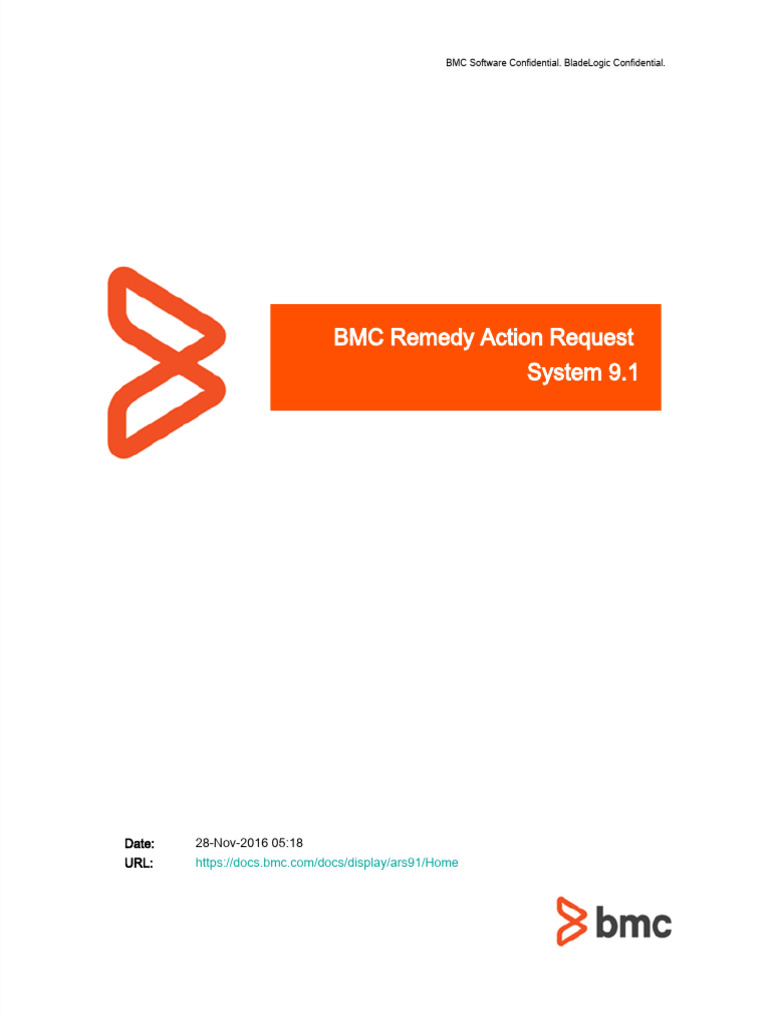 BMC Remedy AR System 9.1.02 | PDF | Load Balancing (Computing ...