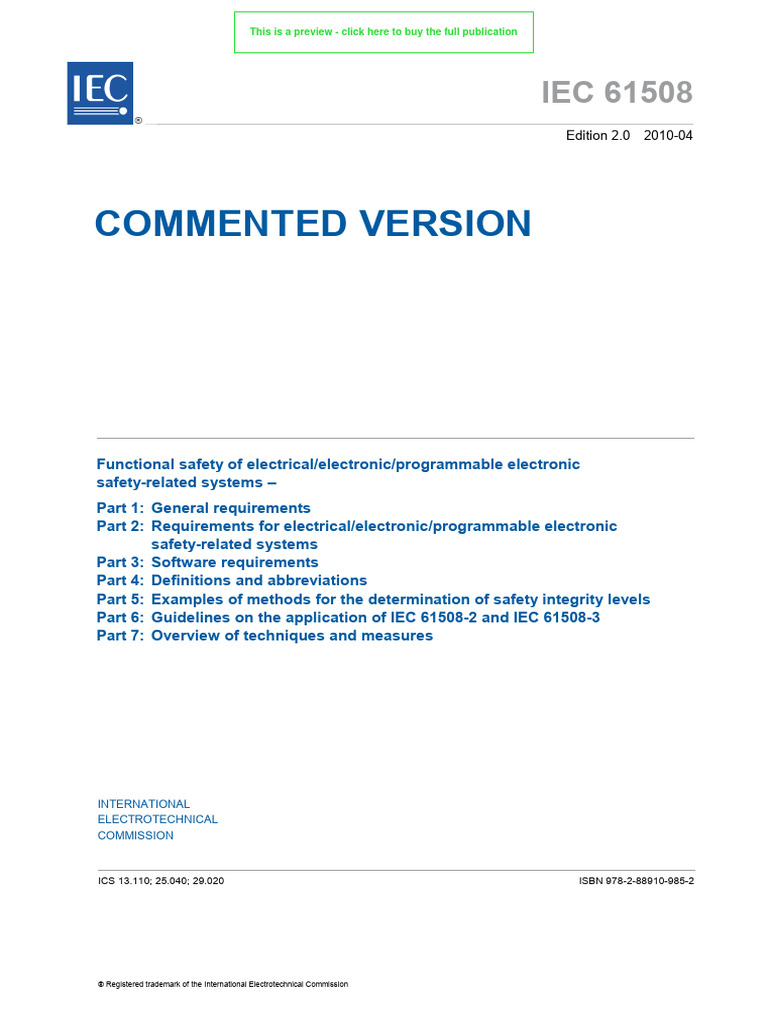 Info Iec61508 (ed2.0.CMV) en | PDF