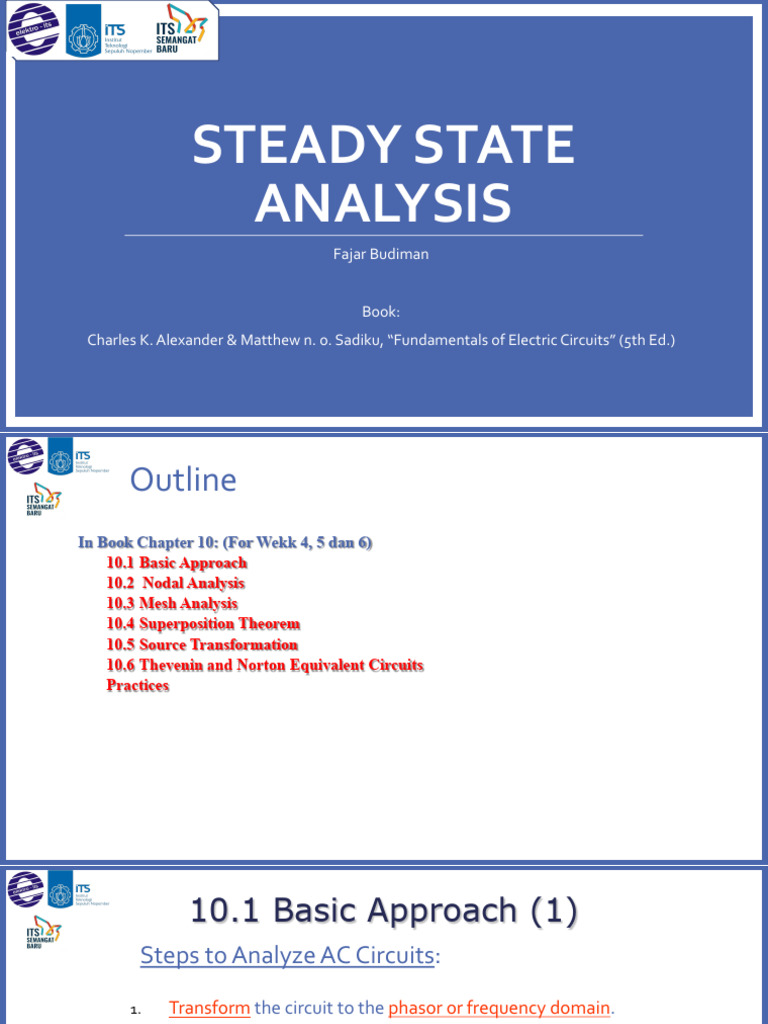 RL - LANJUT-Minggu 3-7 - AC Steady State Analysis (Copy) | PDF