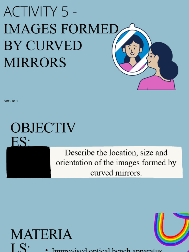 Activity 5 - Images Formed by Curved Mirrors | PDF