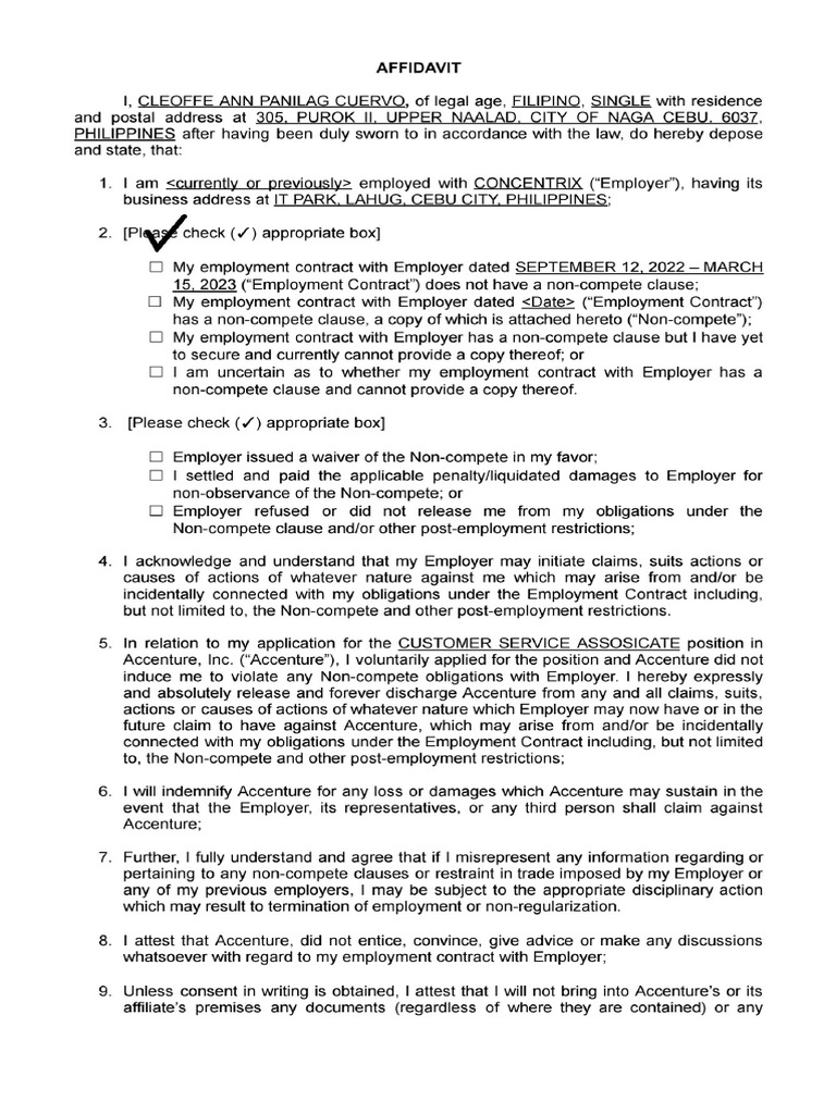 Cleoffe Ann Panilag Cuervo - CNX | PDF