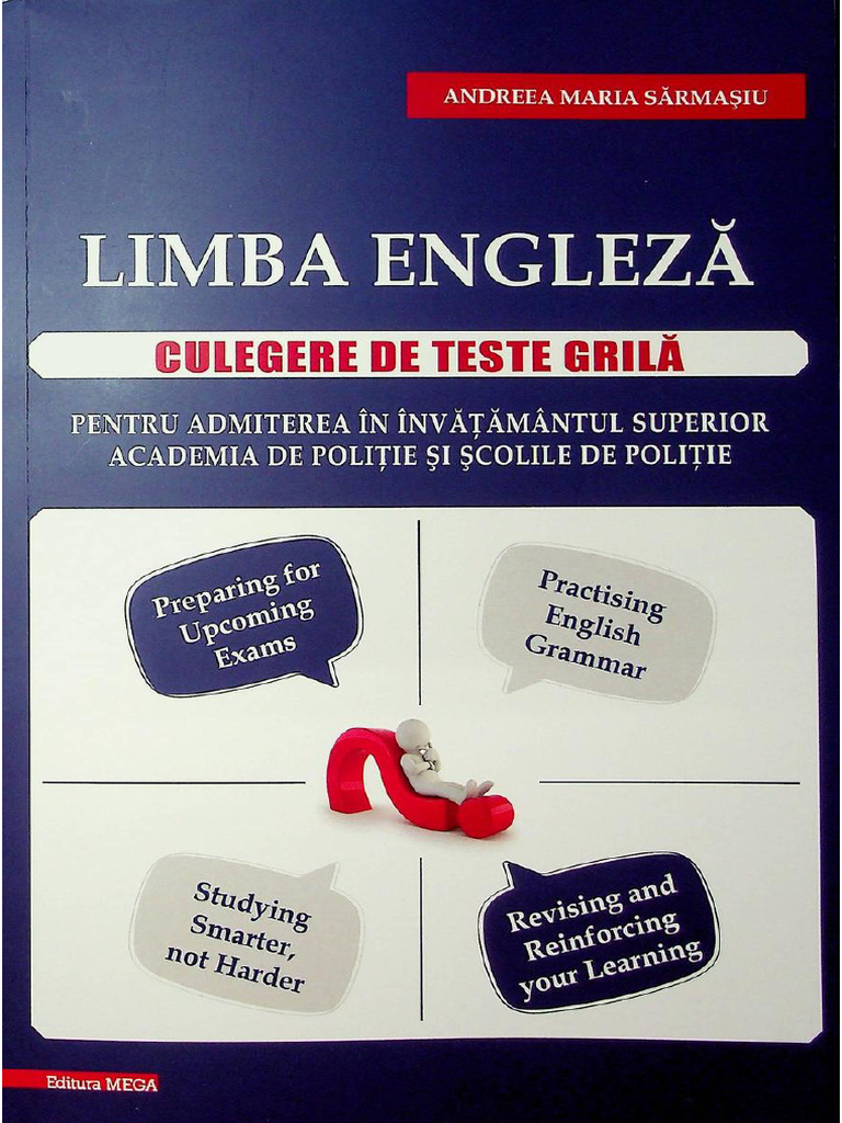 Limba Engleza Culegere de Teste Grila Pentru Academia de Politie 2020 | PDF