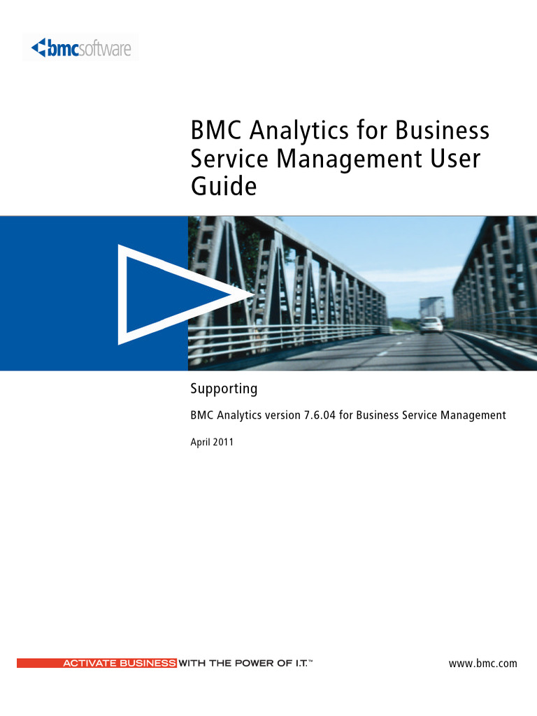 BMC Analytics For BSM User Guide 7.6.04 | Download Free PDF | Trademark ...