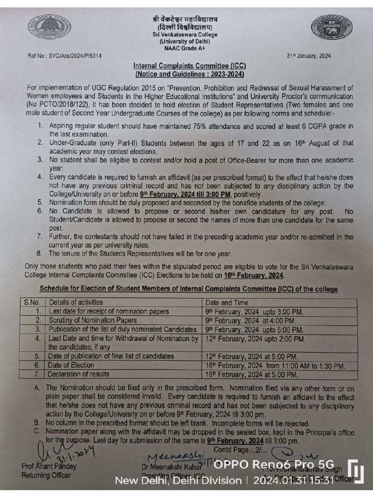 ICC_Notice_2023-2024 | PDF