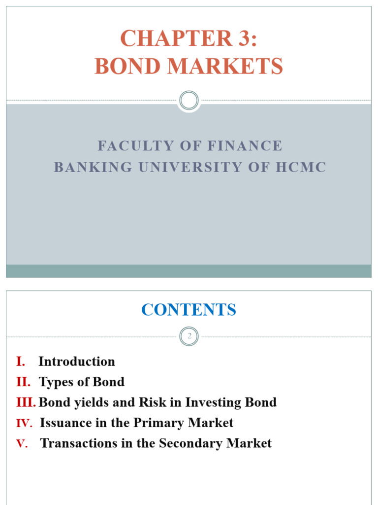 FMAI Ch03 Bond Market | PDF | Bonds (Finance) | Yield (Finance)