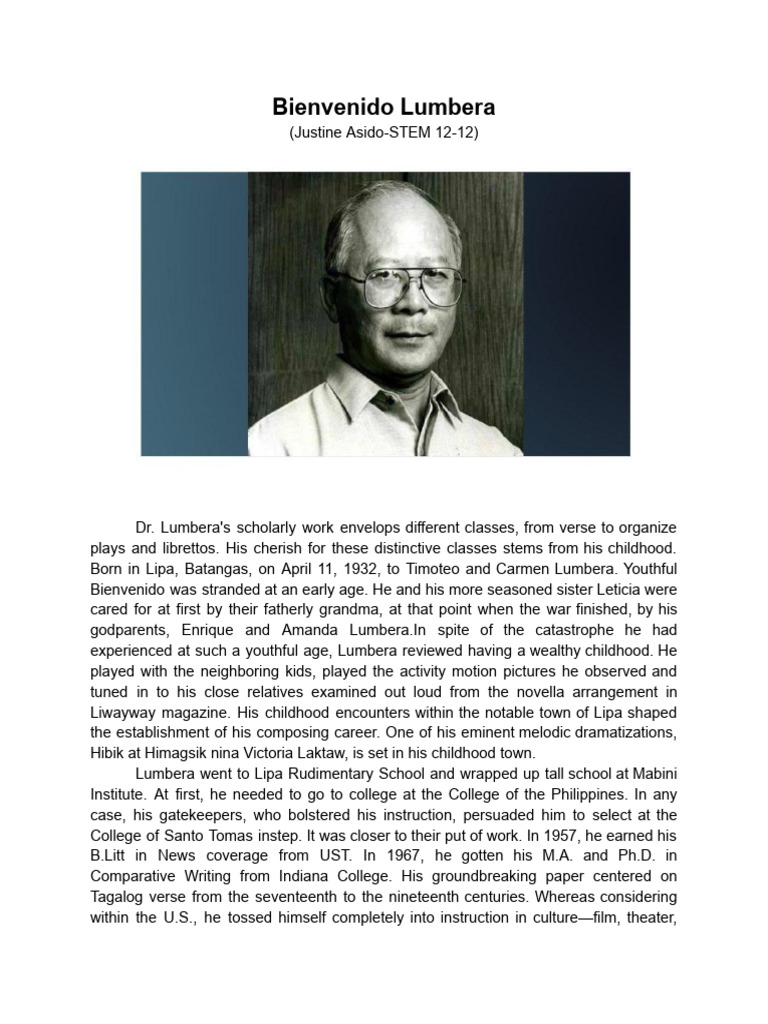 Bienvenido Lumbera | PDF
