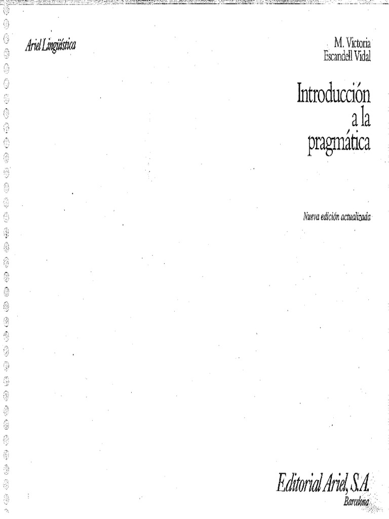 Escandell - Vidal - Introduccion - A - La - Pragmatica - 1996 - Libro - Completo (2 ...