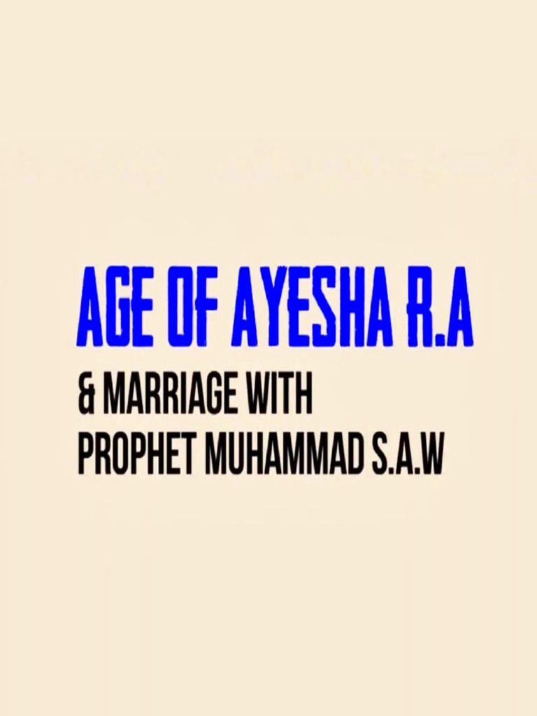 AGE OF AYESHA Ra | PDF