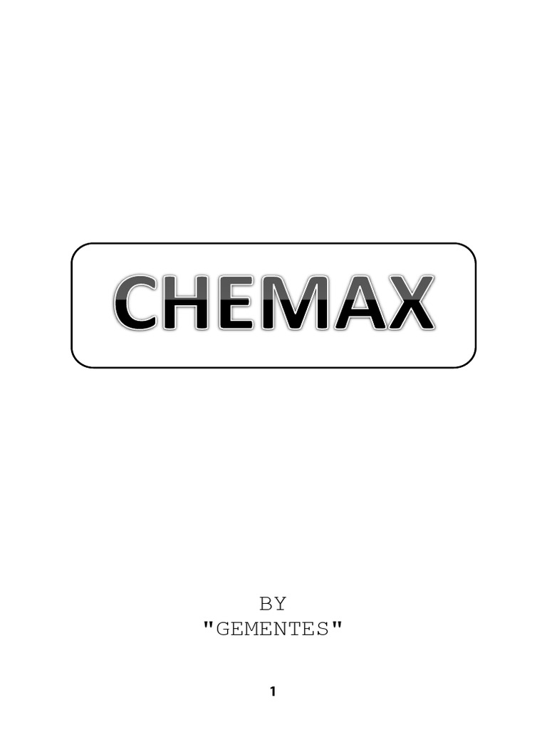 Ma'Lumotnoma (CHEMAX) | PDF