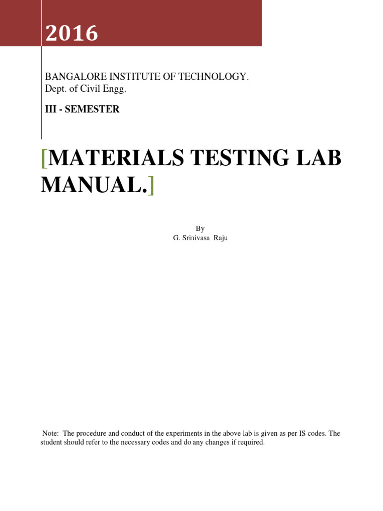 BMT Lab Manual | PDF | Deformation (Engineering) | Yield (Engineering)
