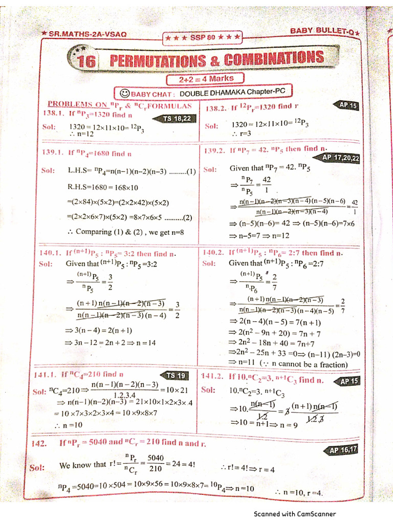 Permutations Pdf
