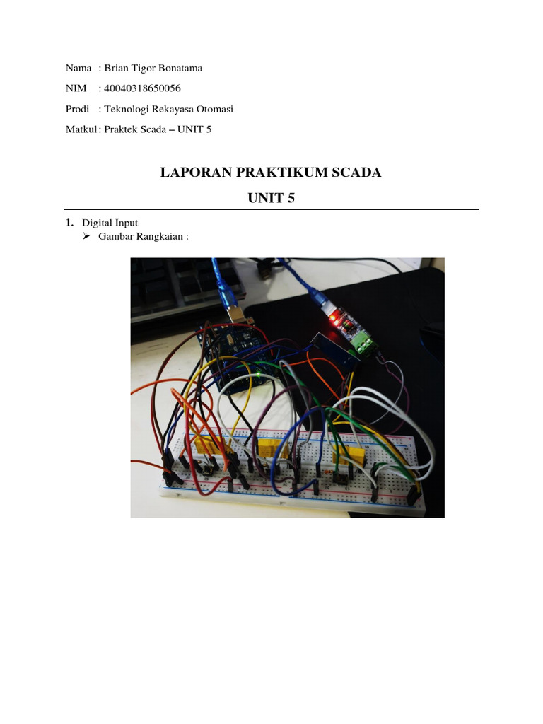 Unit 5 - Praktek Scada | PDF