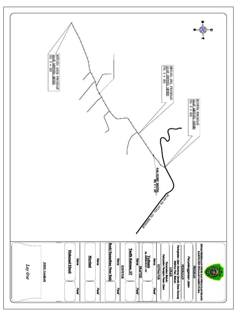 Contoh Layout Maps | PDF