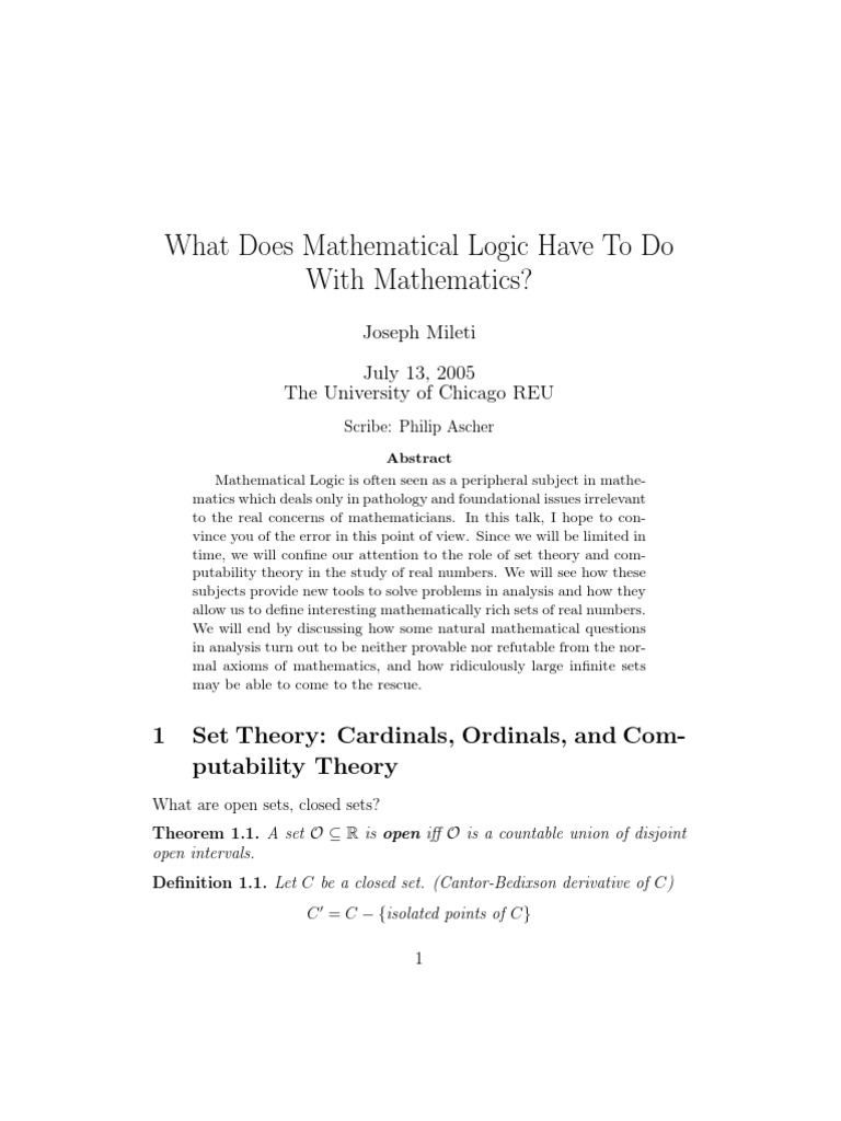 Mile Ti | PDF | Mathematical Logic | Formalism (Deductive)