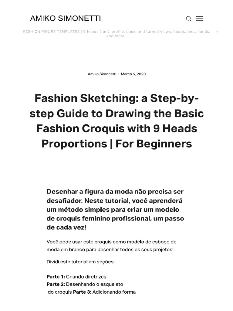 Croqui Como Fazer | PDF