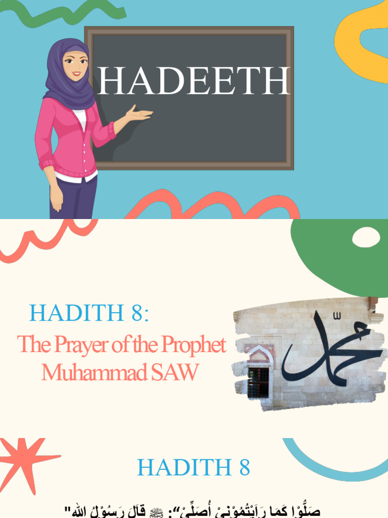 Hadith 8 - The Prayer of the Prophet Muhammad SAW | PDF | Hadith | Muhammad