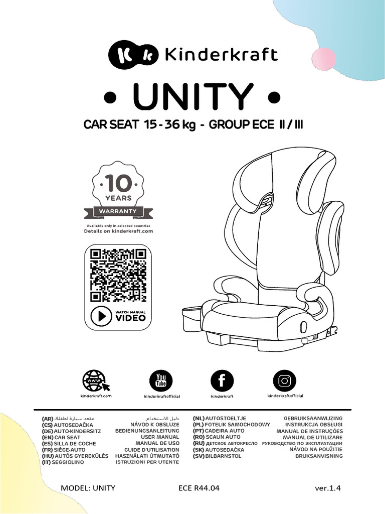 Kinderkraft UNITY Manual | PDF
