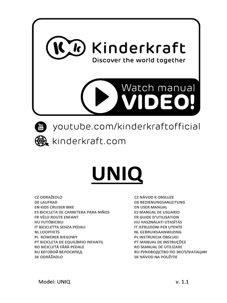 Kinderkraft UNIQ Manual | PDF