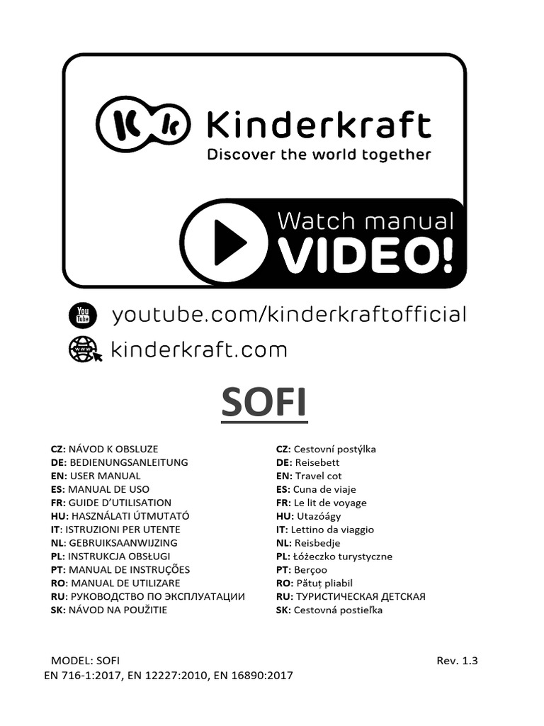Kinderkraft SOFI Manual | PDF