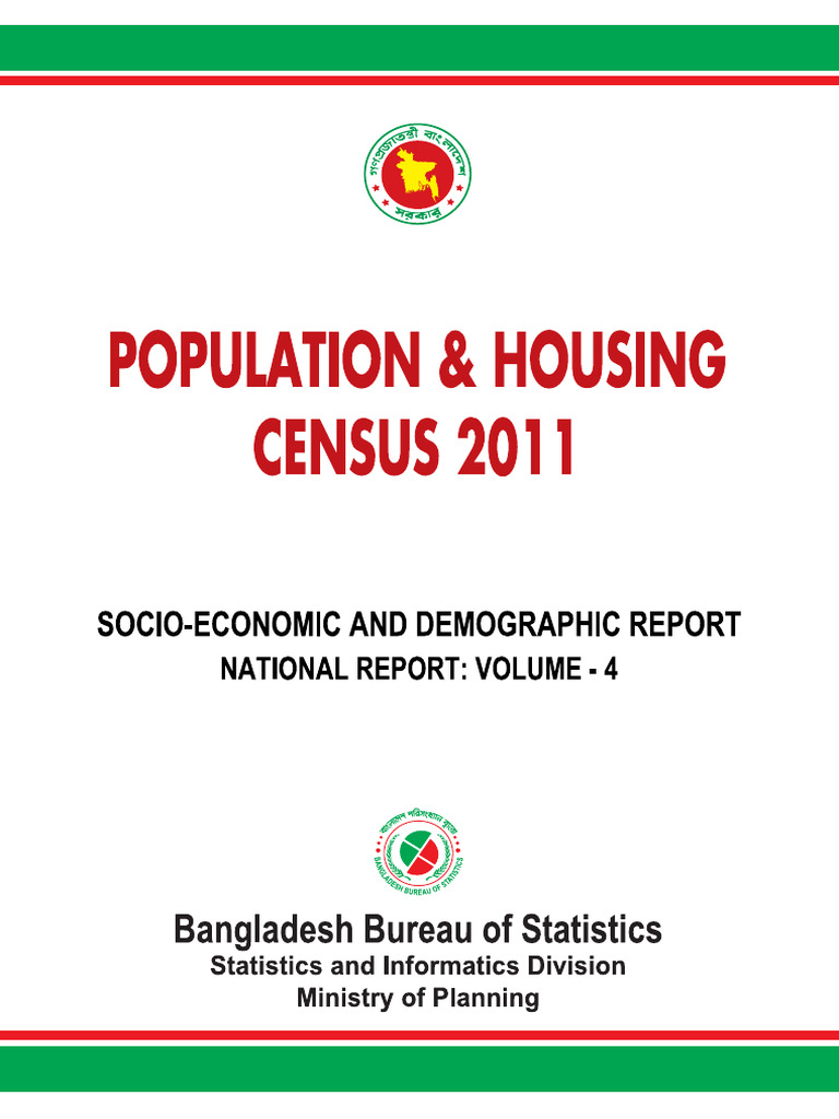 SED REPORT Vol-4 Socio Economic Population Data | PDF