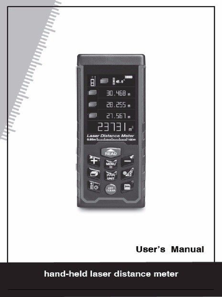 Laser Meter Manual | PDF