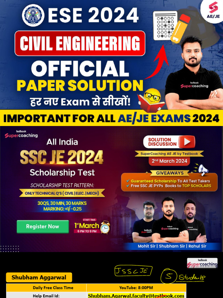 ESE 2024 Paper Solution Set-3 | PDF | Steel | Iron