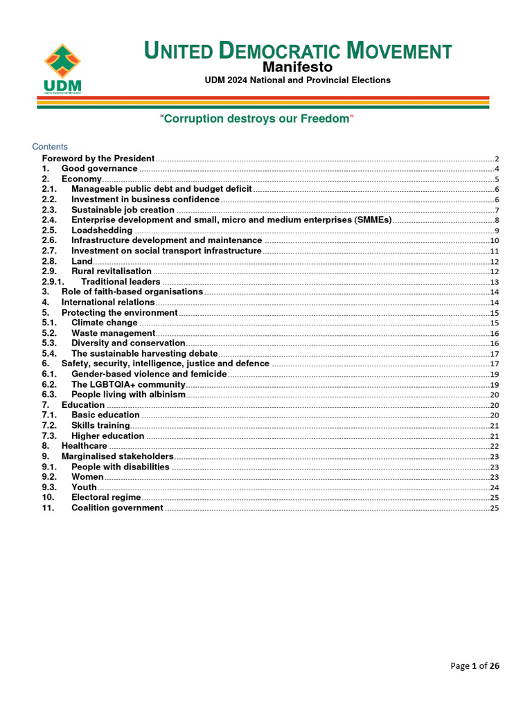 2024 Election Manifesto | PDF | Deficit Spending | Government Budget ...