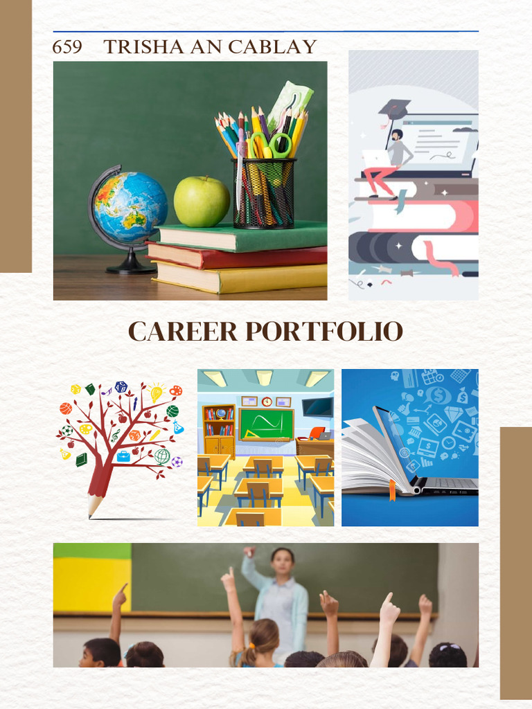 Brown Beige Collage Gallery Cover Page | PDF | Cognition | Behavior ...