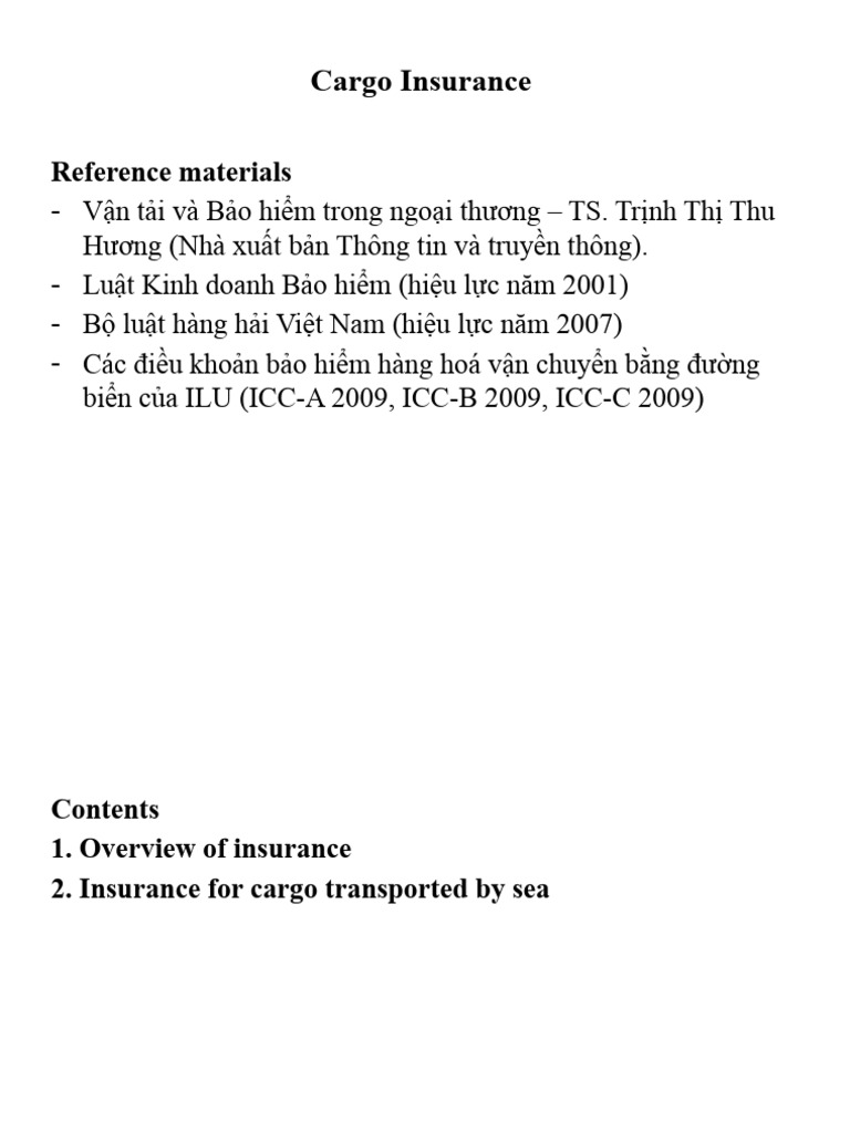 Chapter 5 Insurance | PDF