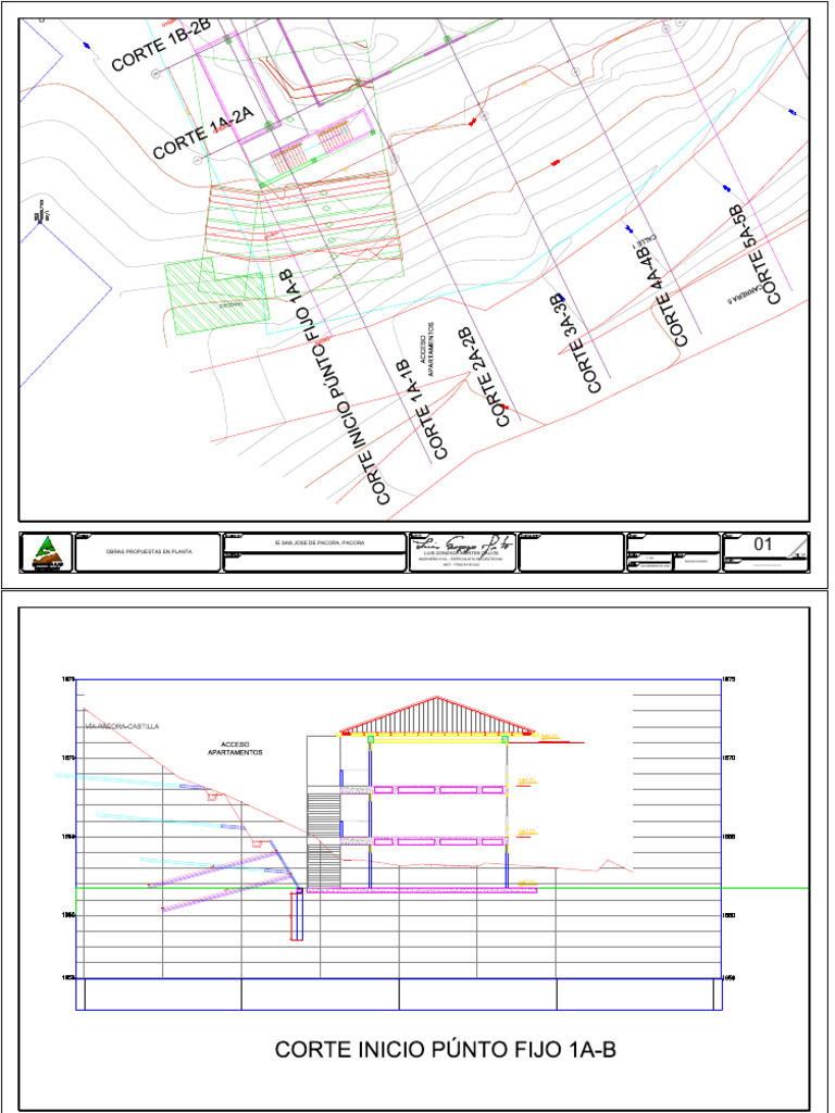 Planos Terraceo - Punto - Fijo | PDF | Ingeniería