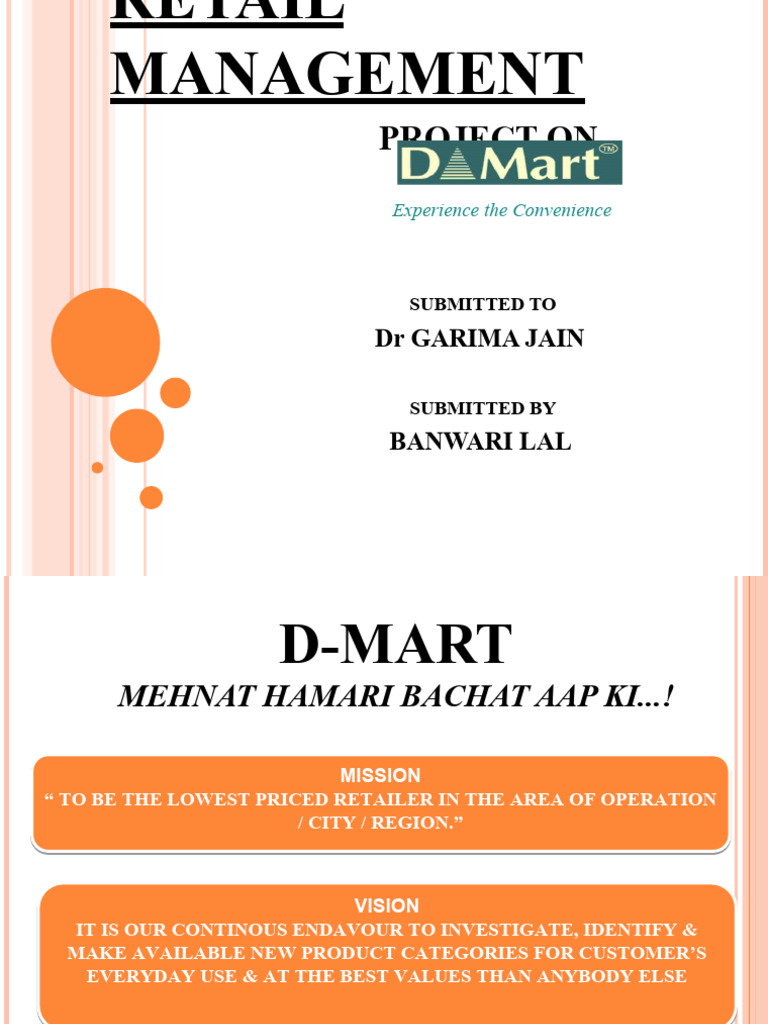 Dmart | Download Free PDF | Retail | Pricing