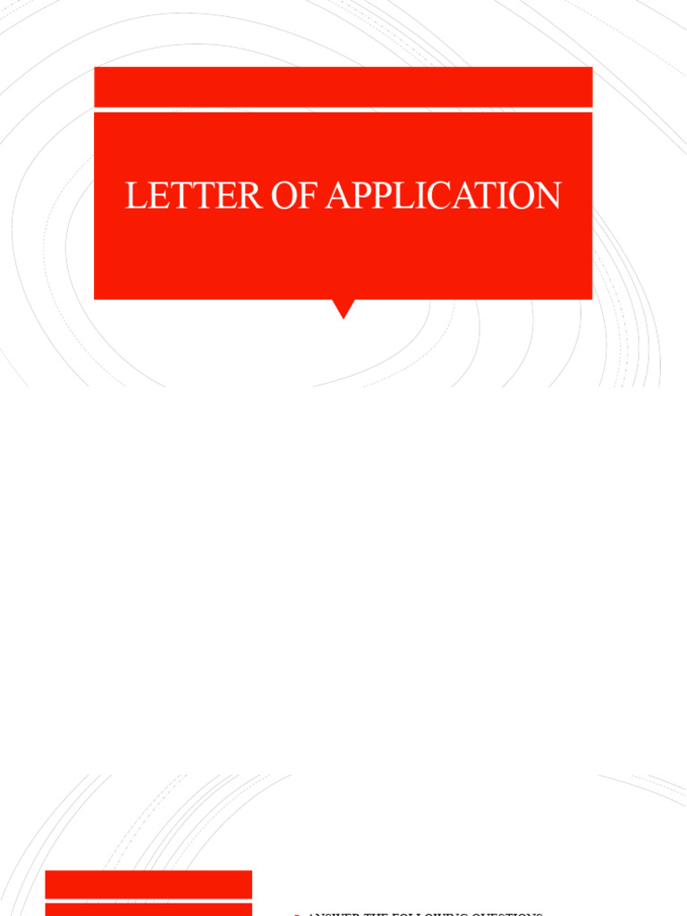 Letter of Aplication | PDF | Internship | Job Hunting