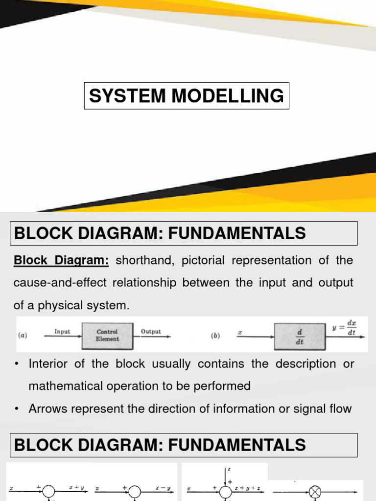 2 System Modelling | PDF | Feedback | Control Theory