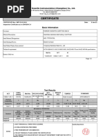 Wire Rope Test Certificate | PDF | Rope | Wire
