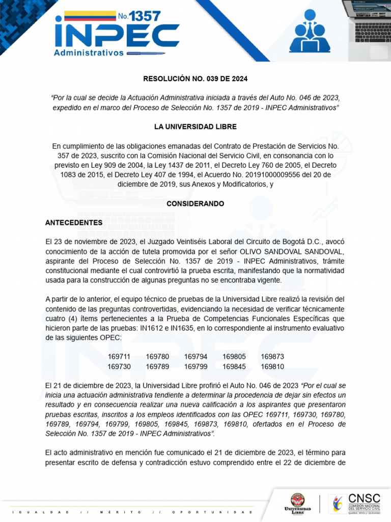 Actuacion 1357 2019 | PDF | Estatuto de limitaciones | Multa (pena)