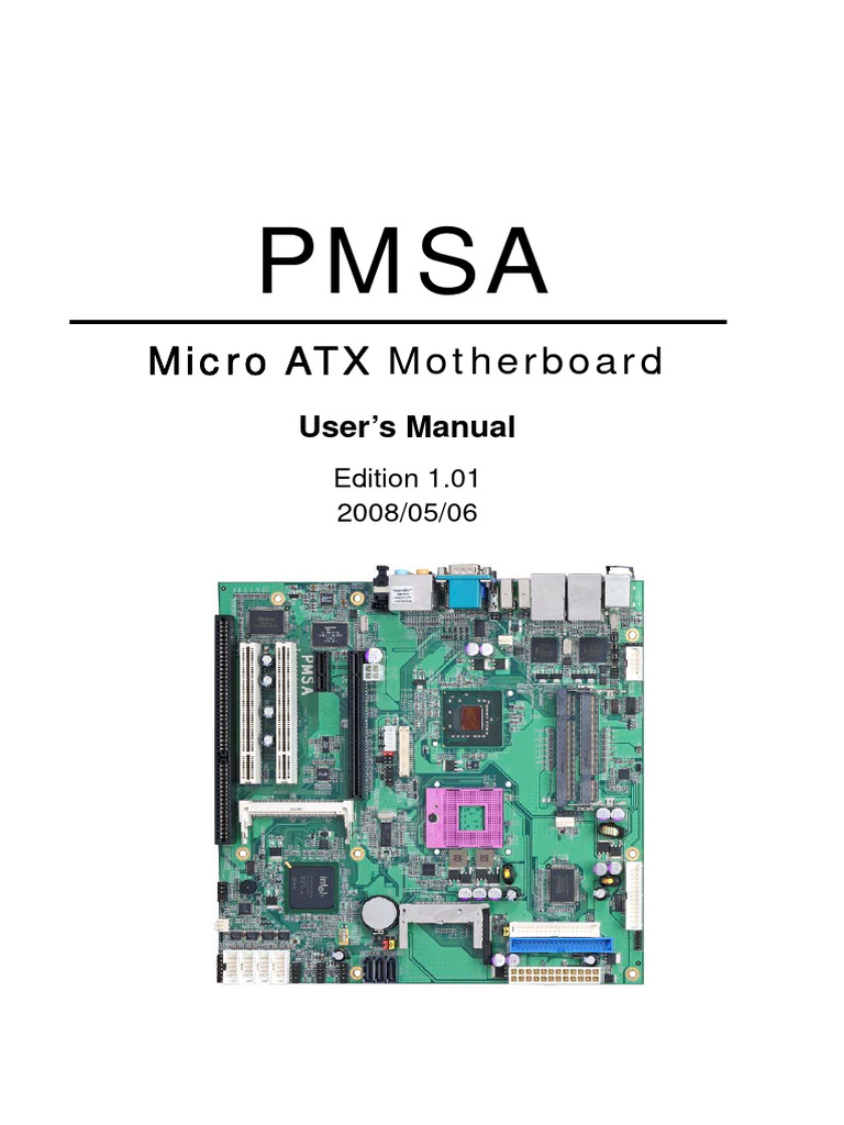 PMSA Manual V101 2 | PDF | Bios | Ibm Pc Compatibles