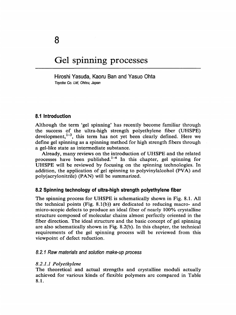 Advanced Fiber Spinning Technology (1994) - Chapter 8 - Gel Spinning ...