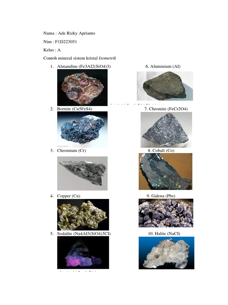 Jenis Mineral | PDF