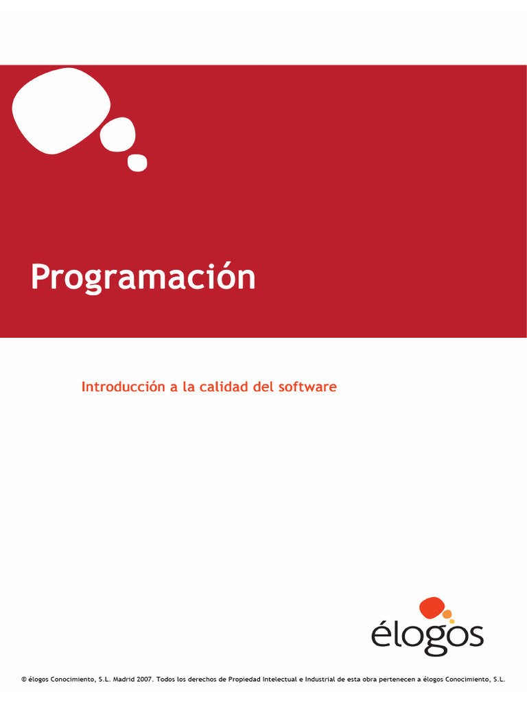 Introduccion A La Calidad Del Sofware | Descargar gratis PDF | Software | Programación de ...