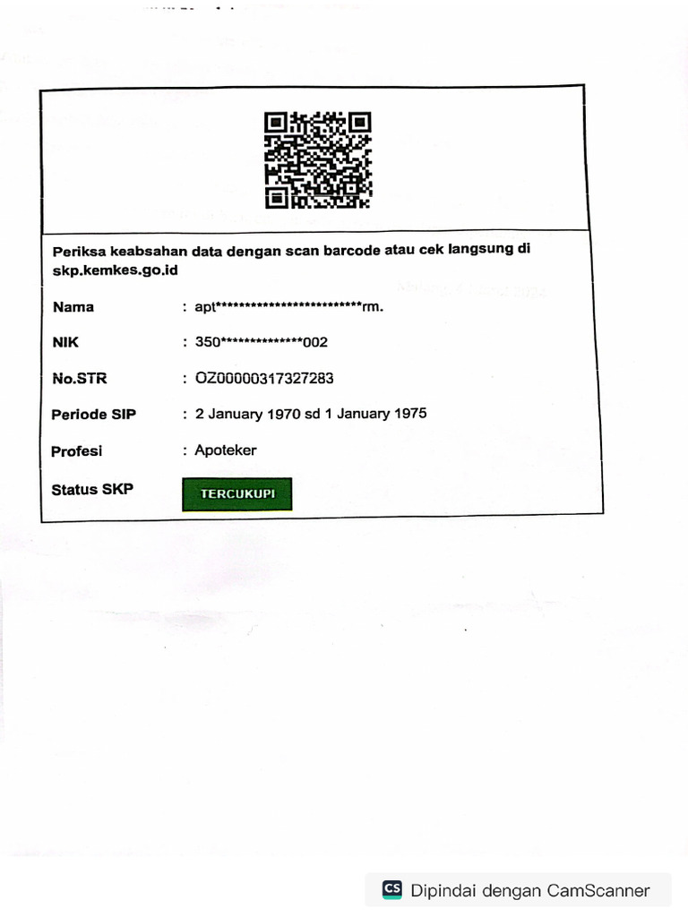 Kecukupan SKP | PDF Kecukupan SKP | PDF