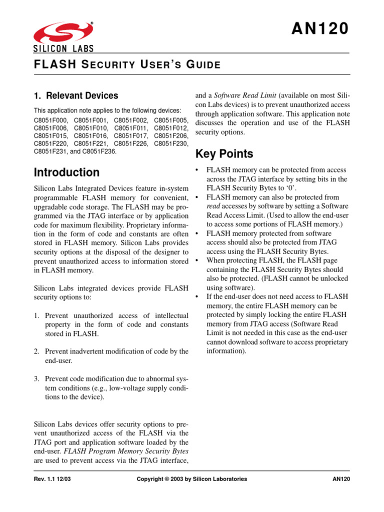 An 120 | PDF | Flash Memory | Computer Memory