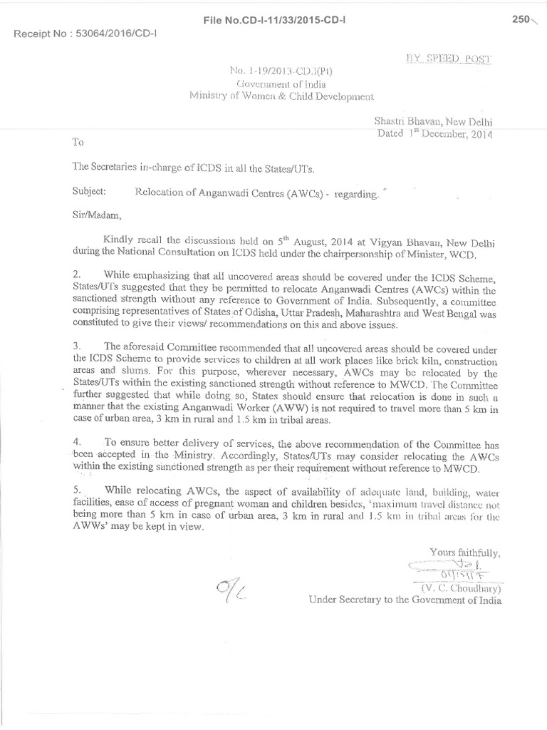 Relocation Guidelines - 0 | PDF | Government Of India | Government