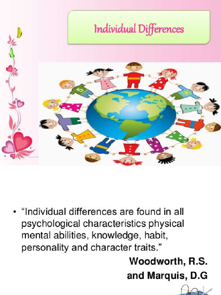 Lec 20 - Individual Differences | PDF | Intelligence | Emotions